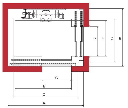 Freedom Cantilever Holeless - Nidec Elevator Group